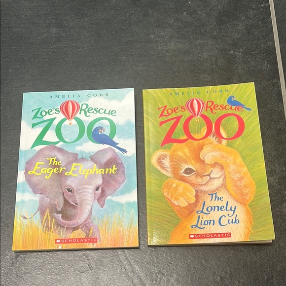 Scholastic | Other | Scholastic Zoes Rescue Zoo Books Set Of 2 | Poshmark